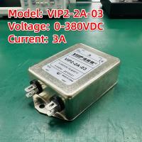 China VIP2-2A-10 DC EMI Filter with 250VDC Rated Voltage, 50dB Min Insertion Loss, and 0.5mA Max Leakage Current for sale