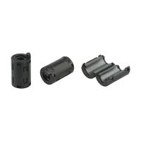 China V18011A Snap On Ferrite Choke with Cylindrical Ferrite Core for EMI RFI Noise Filtering and Industrial Signal Protection for sale