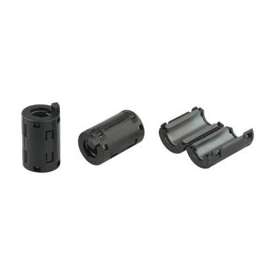 China V18011A Snap On Ferrite Choke with Cylindrical Ferrite Core for EMI RFI Noise Filtering and Industrial Signal Protection for sale
