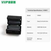 China V18031 Ferrite Choke with EMI RFI Noise Suppression Clip-On Design and NiZn Material for Enhanced Signal Integrity for sale