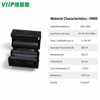 China V18031 Ferrite Choke with EMI RFI Noise Suppression Clip-On Design and NiZn Material for Enhanced Signal Integrity for sale