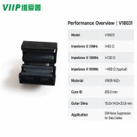 China V18031 Ferrite Choke with EMI RFI Noise Suppression Clip-On Design and NiZn Material for Enhanced Signal Integrity for sale