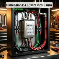 China VIP1-1A-06(B011X1222) 6A Rated Current Single-Stage Circuit Design Compact Construction EMI Power Line Filter for Automation and Medical Equipment for sale