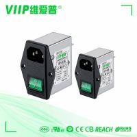 China High Attenuation EMI Power Filter 6A 250VAC Single Phase Power Noise Suppressor with CQC UL TUV CE RoHS REACH Certifications for sale