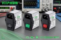 China High Attenuation EMI Power Filter 6A 250VAC Single Phase Power Noise Suppressor with CQC UL TUV CE RoHS REACH Certifications for sale