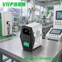 China High Attenuation EMI Power Filter 6A 250VAC Single Phase Power Noise Suppressor with CQC UL TUV CE RoHS REACH Certifications for sale