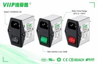 China High Attenuation EMI Power Filter 6A 250VAC Single Phase Power Noise Suppressor with CQC UL TUV CE RoHS REACH Certifications for sale