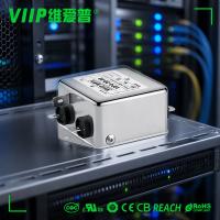 China VIIP VIP4-1B-20 20A Single Phase EMI Filter 115/250VAC CE RoHS EMC Anti-interference Industrial Power Filter for sale