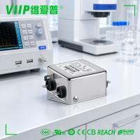 China VIIP VIP4-1B-20 20A Single Phase EMI Filter for Industrial Automation Equipment with 115/250VAC Rated Voltage for sale
