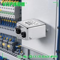 China VIIP VIP4-1B-20 20A Single Phase EMI Filter for Industrial Automation Equipment with 115/250VAC Rated Voltage for sale