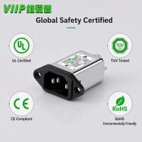 China VIP1-1A-03 (10328) Standard IEC Socket Electromagnetic Disturbance Damping Module Single Phase Power Signal Cleaner For Domestic Electronics & Laboratory Measuring Device for sale