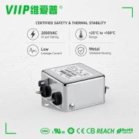 China 20A Rated Current 115/250VAC Low Leakage Single Phase EMI Filter for Medical Lab Instruments for sale