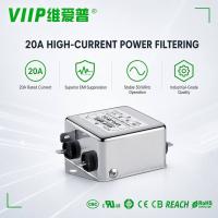 China 20A Rated Current 115/250VAC Low Leakage Single Phase EMI Filter for Medical Lab Instruments for sale
