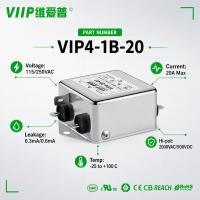 China 20A Rated Current 115/250VAC Low Leakage Single Phase EMI Filter for Medical Lab Instruments for sale