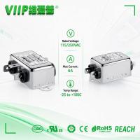 China VIP4-1A-06(10243) Integrated IEC Inlet Electromagnetic Interference Suppressor Single Line Power Harmonic Filter for sale