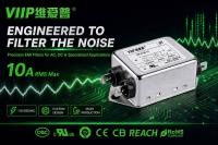 China VIP4-2B-10(B042Q0551) Single-Phase Power EMI Filter, EMC Anti-Interference Component for Industrial, Medical Equipment to Suppress Conducted Power Noise with Stable Low Leakage Current Performance for sale