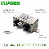China VIP4 1A 10(10247) Single Phase Mains Filter 10A Solder Terminal Unit For Instrument Cabinet Internal Installation RoHS REACH for sale
