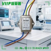 China 10A RMS Max 115/250VAC Single Phase EMI Filter with Low Leakage Current for Industrial Equipment for sale
