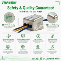 China Single Phase EMI Filter 10A RMS Max 115/250VAC with Low Leakage Current for EMC Power Line Filtering for sale