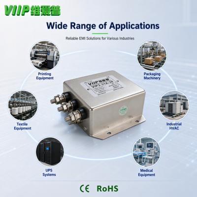 China VIIP VIP3‑31A‑30(B031SO378) Line Noise Filter Electrical Interference Reduction Module For Machinery Control Cabinet for sale
