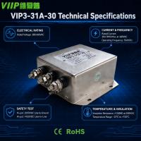 China VIIP VIP3‑31A‑30(B031SO378) Line Noise Filter Electrical Interference Reduction Module For Machinery Control Cabinet for sale