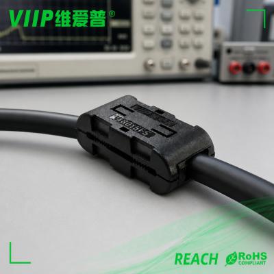 China VIIP Factory V18015FS 28mm Inner Diameter VN09 Clip Ferrite Core Anti‑RFI Ferrite Ring For EMC Debug Industrial Wiring Harness for sale