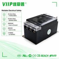 China VIP4‑1B‑20 Terminal Block EMI Filter 20A Rated 50/60Hz Low‑Pass EMC Filter High Insertion Loss For AC Power Line Interference Suppression for sale