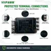China VIP4‑1B‑20 Terminal Block EMI Filter 20A Rated 50/60Hz Low‑Pass EMC Filter High Insertion Loss For AC Power Line Interference Suppression for sale