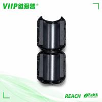 China OEM V19001 19mm Bore Soft Ferrite Magnetic Ring EMI RFI Noise Blocking Toroid Core RoHS REACH Industrial Cable Interference for sale