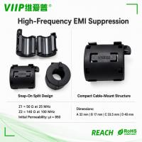 China Factory V19002 17mm Bore Soft Ni-Zn Ferrite Magnetic Ring, RoHS REACH Toroid Core for Industrial Equipment HF Noise Reduction for sale
