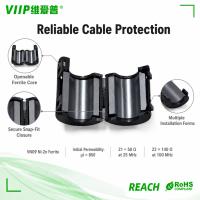 China Factory V19002 17mm Bore Soft Ni-Zn Ferrite Magnetic Ring, RoHS REACH Toroid Core for Industrial Equipment HF Noise Reduction for sale