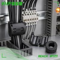 China Factory V19002 17mm Bore Soft Ni-Zn Ferrite Magnetic Ring, RoHS REACH Toroid Core for Industrial Equipment HF Noise Reduction for sale