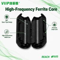 China VIIP V18029 Clip-on Ferrite Core 6mm Hole, RoHS REACH Certified EMC Anti-Interference Magnetic Core for Cable Noise Filter for sale