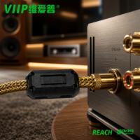 China Factory Supply V18029 Snap-on Ferrite Core 6mm ID, VN09 Material EMI Noise Filter Magnetic Core for Electronic Cables for sale