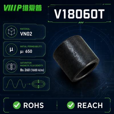 China V18060T Soft Ferrite Core Magnetic Bead Ring Anti‑interference For Household Appliance Wiring Cable Filter for sale