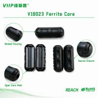 China VIIP V18023 Snap-Type EMI Ferrite Core with 6.8mm ID Nickel-Zinc Soft Ferrite (VN09) RoHS REACH Compliant for Industrial Wiring Harness Noise Damping for sale