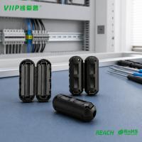 China VIIP V18023 Snap-Type EMI Ferrite Core with 6.8mm ID Nickel-Zinc Soft Ferrite (VN09) RoHS REACH Compliant for Industrial Wiring Harness Noise Damping for sale
