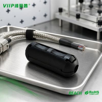 China VIIP V18023 6.8mm Nickel-Zinc Soft Ferrite Clip-on Ferrite Core for 1-500 MHz EMC Noise Suppression for sale