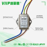 China 10A RMS Max 115/250VAC Single Phase EMI Filter with Low Leakage Current for Industrial Equipment for sale