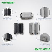 China VIIP V18024 Clip-on Ferrite Core with 6.3mm Cable Opening VN09 Nickel-Zinc Soft Ferrite for 1-500 MHz EMC Noise Suppression for sale