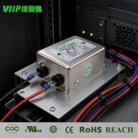 China VIP4‑2B‑10(10307) AC EMI RFI Filter 10A 115‑250VAC Solder Terminal EMC Power Line Filter For Electronic Equipment for sale