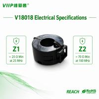 China V18018 Snap on Ferrite Core 15mm Cable Hole EMI Suppression Magnetic Core Anti-Interference Ferrite Core for Wiring Harness for sale