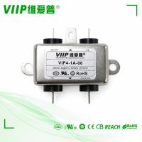 China Single-phase EMI RFI Power Filter VIP4-1A-06(10243) 6A 115/250VAC 50-60Hz AC Noise Purification Line Filter for Power System for sale