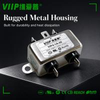 China Single-phase EMI RFI Power Filter VIP4-1A-06(10243) 6A 115/250VAC 50-60Hz AC Noise Purification Line Filter for Power System for sale