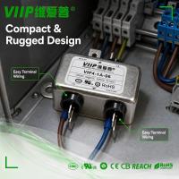 China Single-phase EMI RFI Power Filter VIP4-1A-06(10243) 6A 115/250VAC 50-60Hz AC Noise Purification Line Filter for Power System for sale