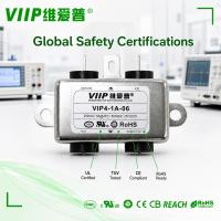 China Single-phase EMI RFI Power Filter VIP4-1A-06(10243) 6A 115/250VAC 50-60Hz AC Noise Purification Line Filter for Power System for sale