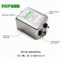 China Industrial 10A EMC Power Filter VIP4-2B-10(B042Q0702) Low Voltage Compatible for sale