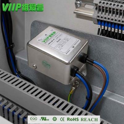 China Industrial 10A EMC Power Filter VIP4-2B-10(B042Q0702) Low Voltage Compatible for sale
