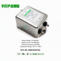 China Industrial 10A EMC Power Filter VIP4-2B-10(B042Q0702) Low Voltage Compatible for sale