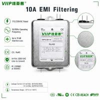 China B042Q0702 VIP4-2B-10 Dual Stage EMI Power Filter 10A 115/250VAC Noise Attenuation for Industrial Automation CNC Machine Tools for sale